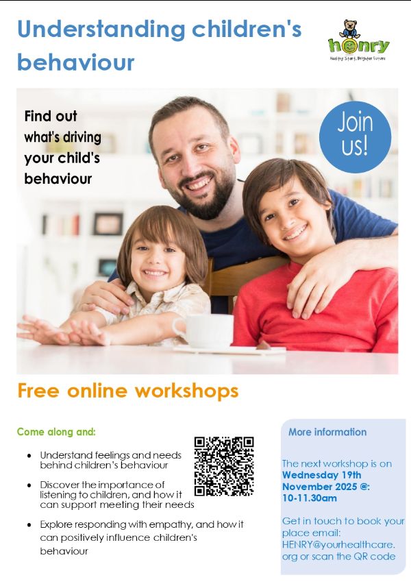 Understanding Children's Behaviour - Free online workshop